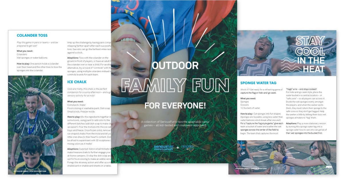 Adaptive Outdoor Games from SeriousFun!